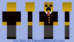 Yellow Creeper! Minecraft Skin