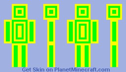 green thingy in rage Minecraft Skin