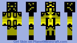 Yellow knight Minecraft Skin