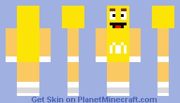 yellow m&m Minecraft Skin