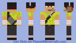 Yellow Scout Minecraft Skin
