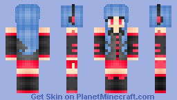 Oh no a Lottie made a UTAU ｡ ‿ ｡ Minecraft Skin