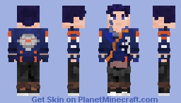 Valorant Yoru no mask Minecraft Skin