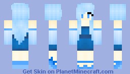 Water girl Minecraft Skin