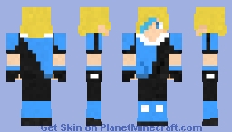 BLue b side Minecraft Skin