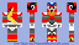 Megaman Zero Minecraft Skin