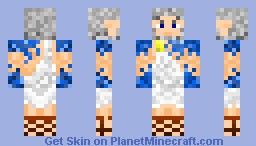 GOD Zeus with lightning arms Minecraft Skin