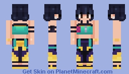 Zoey, Disguise outfit (Kpop Demon Hunters) Minecraft Skin