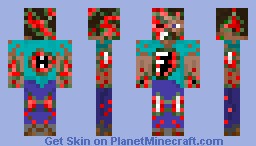 Zombie Steve Minecraft Skin