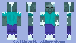 ice zombie Minecraft Skin