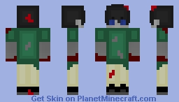 Zombie - Blue Eyes Minecraft Skin