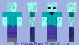 Ice Zombie Minecraft Skin