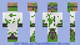 Zombie Infected Scientist Minecraft Skin