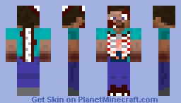 Zombie Steve Minecraft Skin