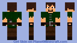 the fighter of the forest Minecraft Skin