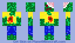 Hippie Zombie Guy Minecraft Skin