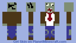 zombie (plants vs zombies) Minecraft Skin