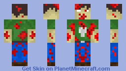 Infected Human Minecraft Skin