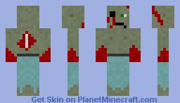Bloody Zombie Minecraft Skin