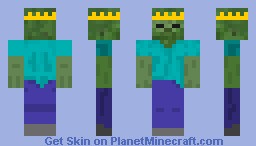 Zombie King Minecraft Skin