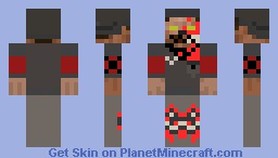 nazi zombie black opps Minecraft Skin