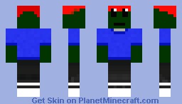 crazy zombie Minecraft Skin