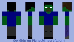 zombie herobrine Minecraft Skin
