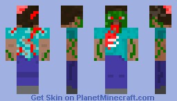 Infected Minecraft Skin