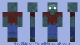 CBZ - Red Zombie Minecraft Skin