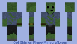 Custom Zombie Remaster Minecraft Skin