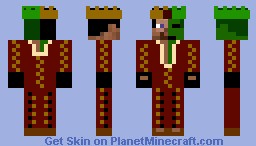 the zombie king Minecraft Skin