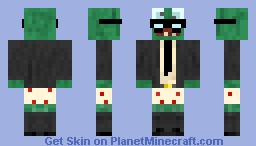 Zombie with the newspaper sheild (plants vs zombies) Minecraft Skin