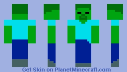 simple zombie Minecraft Skin