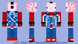 Spider Axo Punk Minecraft Skin