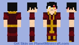 Zuko (Avatar: The Last Airbender) Minecraft Skin