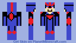 bionic suit (blue) Minecraft Skin