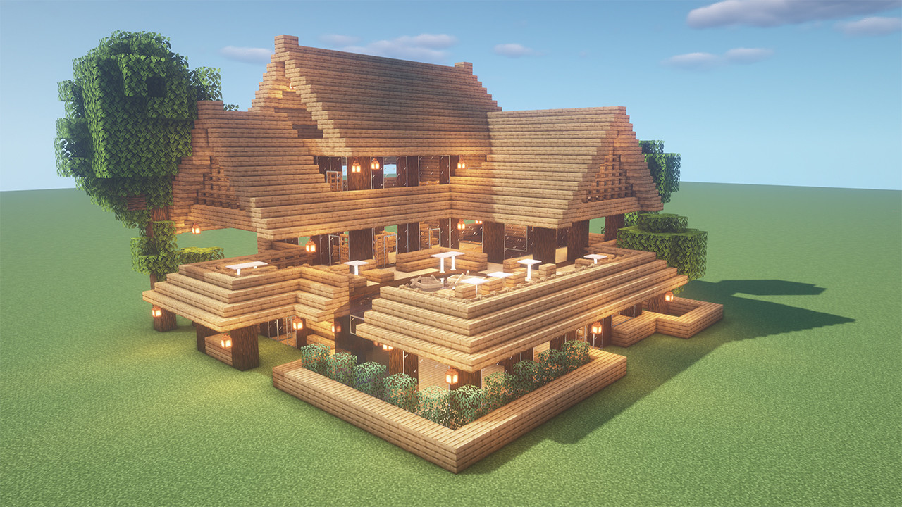A real architect's building houses in Minecraft / survival base ...
