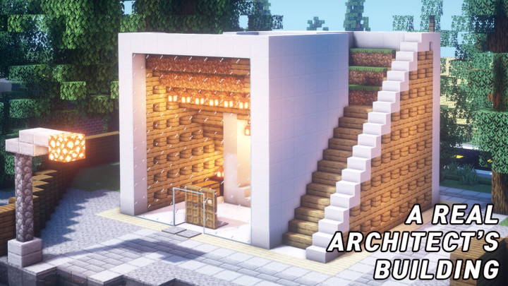 Cross Stair House Minecraft Map