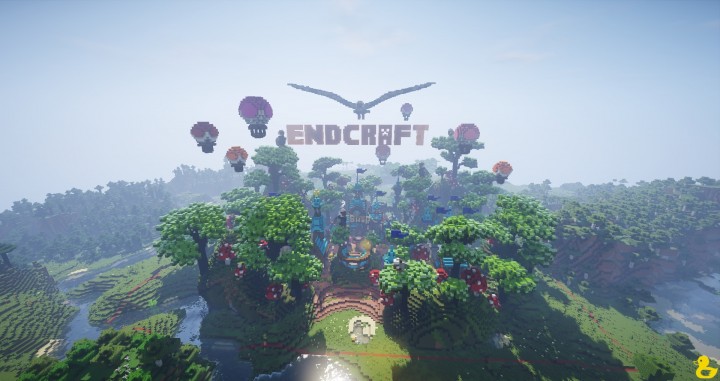ENDCRAFT Village Lobby Minecraft Map