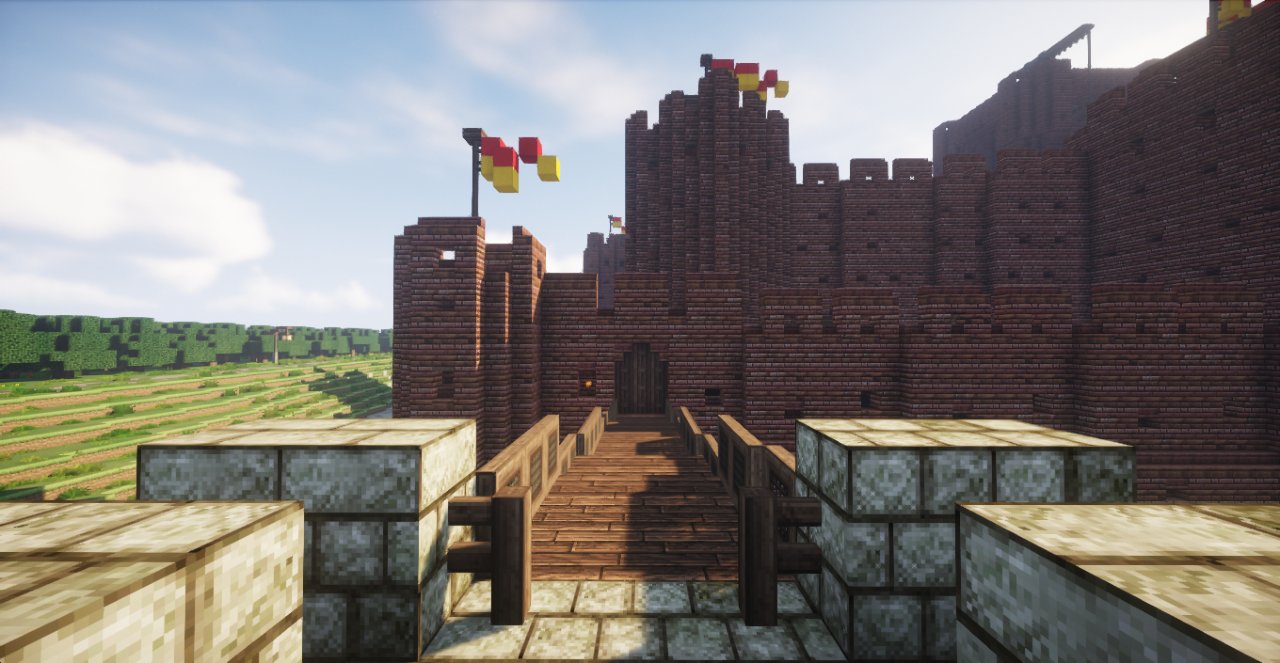 Medieval Castle v1 / Castle of La Mota, Spain Minecraft Map