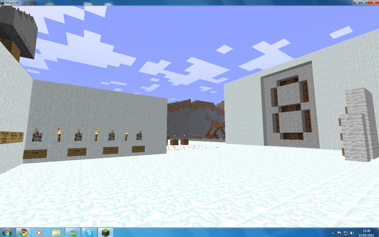 7-Segment Display Minecraft Map