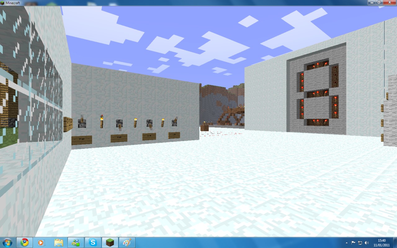 7-Segment Display Minecraft Map