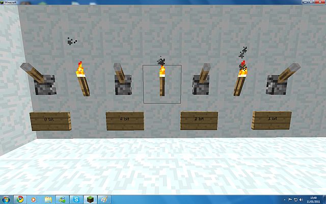 7-Segment Display Minecraft Map