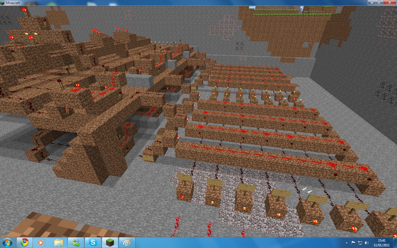 7-Segment Display Minecraft Map