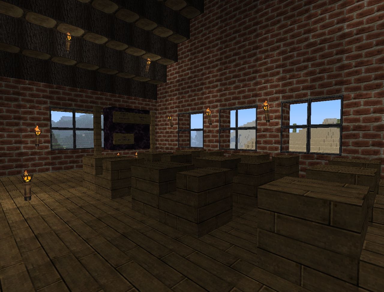 Minecraft School Minecraft Map