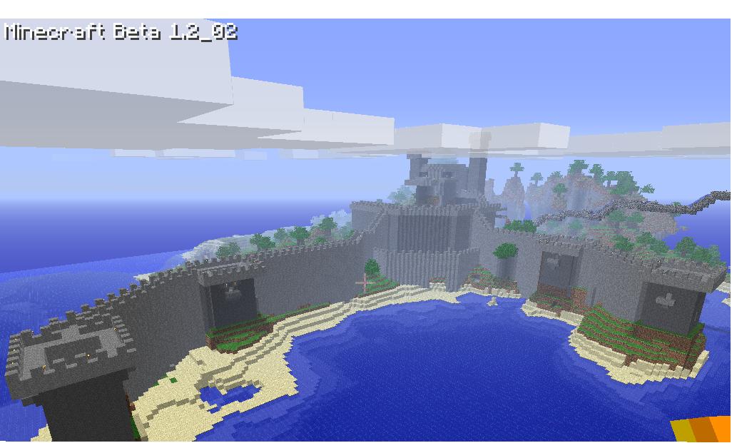 Giant Minecraft Castle Minecraft Map