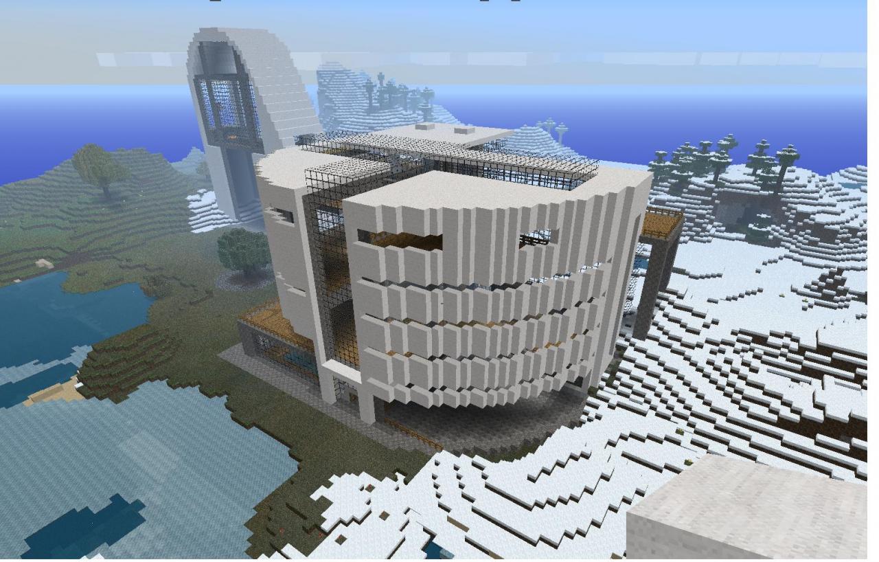 Design Architecture Building Minecraft Map