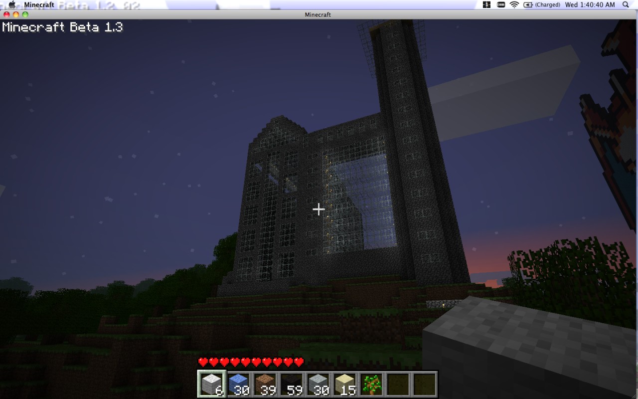 Glass-Stone Castle Minecraft Map