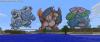 Charizard, Blastoise and Venusaur Minecraft Map