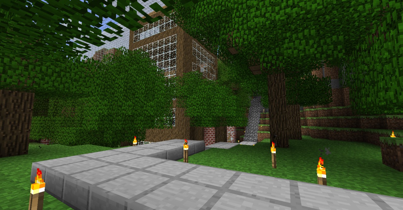 Glass Enclosure Minecraft Map